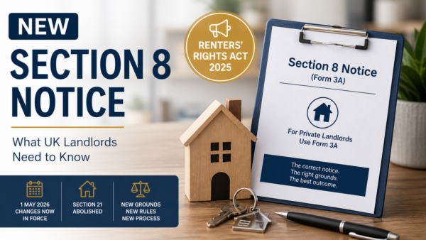 The New Section 8 Notice (Form 3A) – What Landlords Must Know